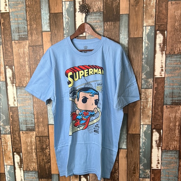 Funko | Shirts | Funko Mens Superman Blue Tshirt | Poshmark